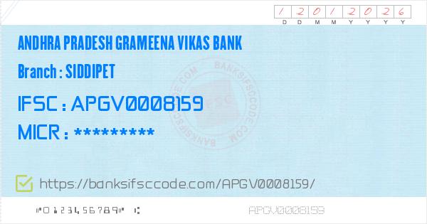 Andhra Pradesh Grameena Vikas Bank Siddipet Branch IFSC Code - Siddipet ...
