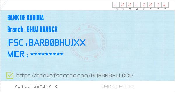 Bank of Baroda Bhuj Branch Branch IFSC Code - Kutch, BOB Bhuj Branch ...