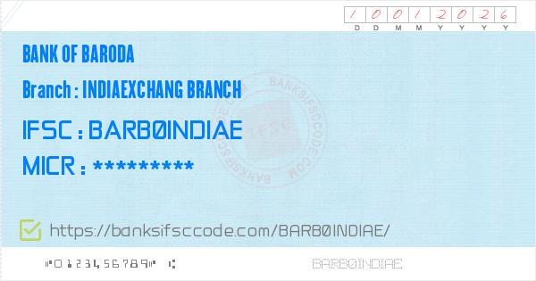 Bank of Baroda Indiaexchang Branch Branch IFSC Code - Kolkata, BOB ...