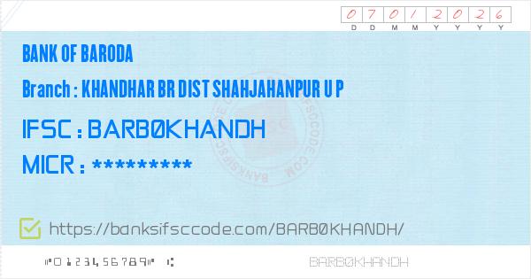BARB0KHANDH - IFSC Code Details