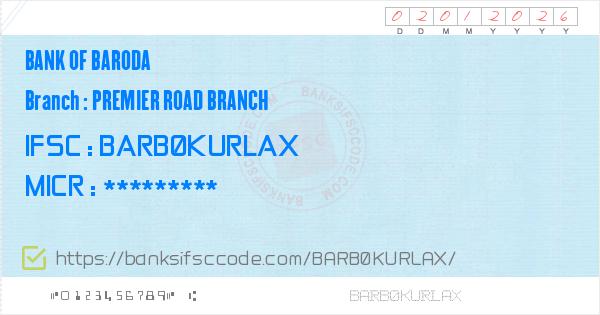 Bank of Baroda Premier Road Branch Branch IFSC Code - Greater Mumbai ...