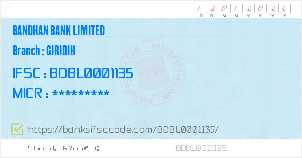 Bandhan Bank Limited Giridih Branch IFSC Code - Giridih. Contact Phone ...
