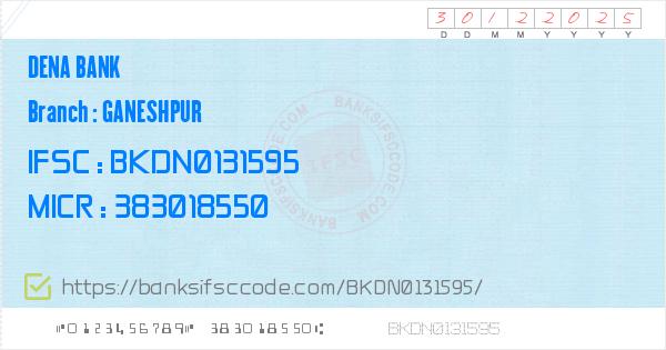 Dena Bank Ganeshpur Branch IFSC Code - Modasa. Contact Phone Number ...