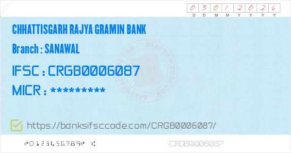 CRGB0006087 - IFSC Code Details