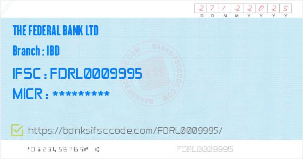 The Federal Bank Ltd Ibd Branch IFSC Code - Ernakulam. Contact Phone ...