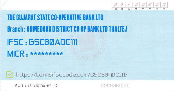 GSCB0ADC111 - IFSC Code Details