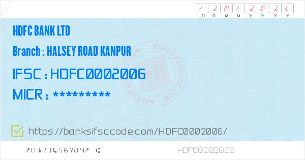 HDFC0002006 - IFSC Code Details