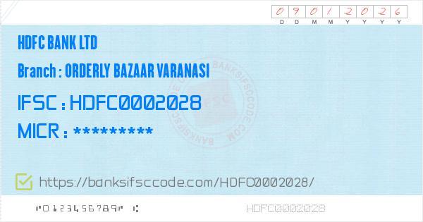 HDFC0002028 - IFSC Code Details