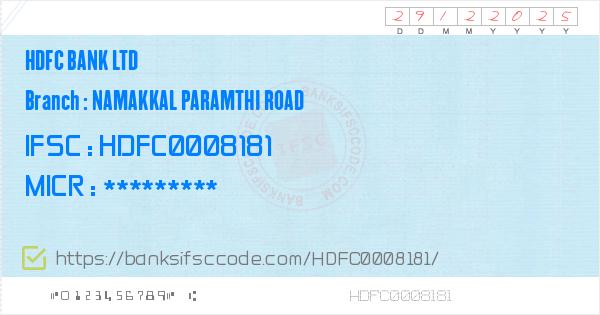 HDFC0008181 - IFSC Code Details