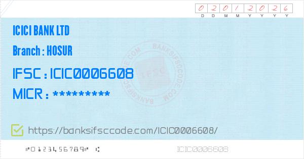 ICIC0006608 - IFSC Code Details