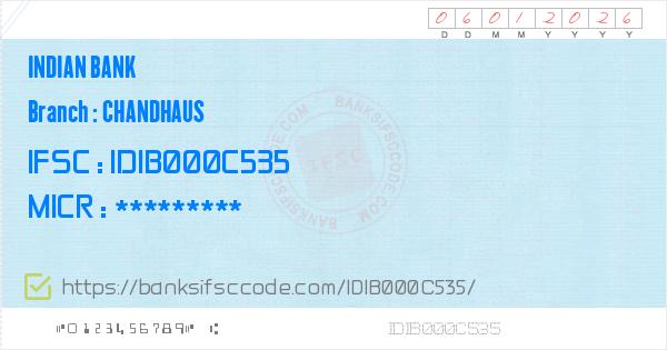 IDIB000C535 - IFSC Code Details