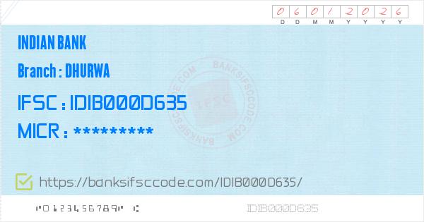 IDIB000D635 - IFSC Code Details
