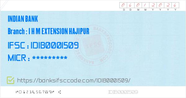 IDIB000I509 - IFSC Code Details