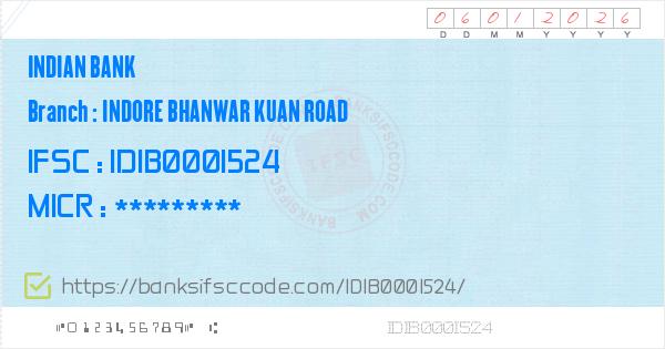IDIB000I524 - IFSC Code Details