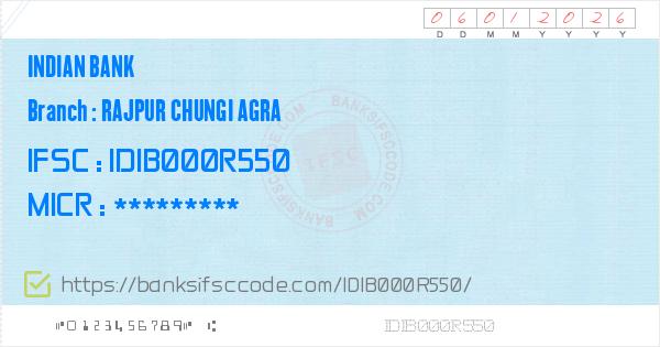 IDIB000R550 - IFSC Code Details