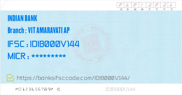 IDIB000V144 - IFSC Code Details
