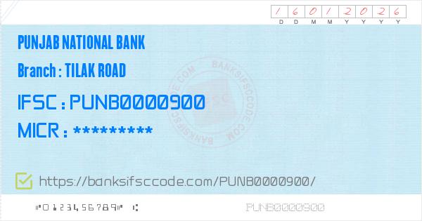 Punjab National Bank Tilak Road Branch IFSC Code - Akola, PNB Tilak ...