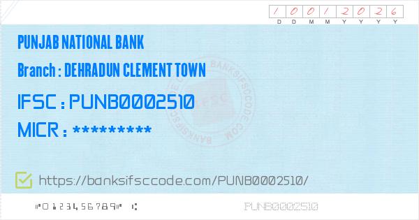Punjab National Bank Dehradun Clement Town Branch IFSC Code - Dehradun ...
