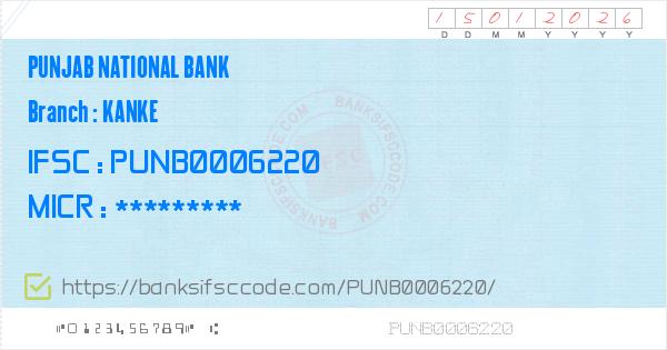 Punjab National Bank Kanke Branch IFSC Code - Ranchi, PNB Kanke IFSC ...