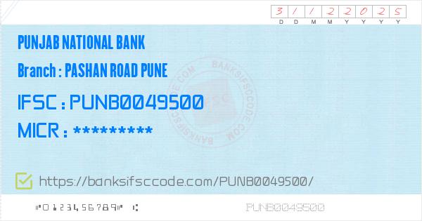 Punjab National Bank Pashan Road Pune Branch IFSC Code - Pune, PNB ...