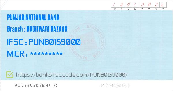 Punjab National Bank Budhwari Bazaar Branch IFSC Code - Bilaspur, PNB ...