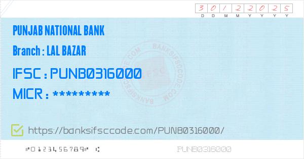 Punjab National Bank Lal Bazar Branch IFSC Code - Hyderabad Urban, PNB ...