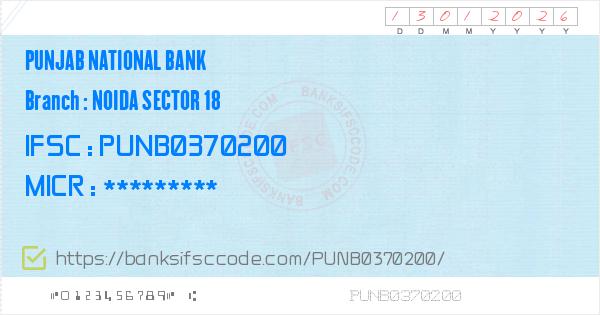 Punjab National Bank Noida Sector 18 Branch IFSC Code - New Delhi, PNB ...
