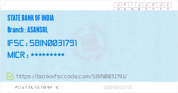 State Bank of India Asansol Branch IFSC Code - Barddhaman, SBI Asansol ...