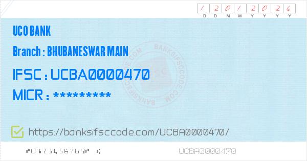 Uco Bank Bhubaneswar Main Branch IFSC Code - Khurda. Contact Phone ...