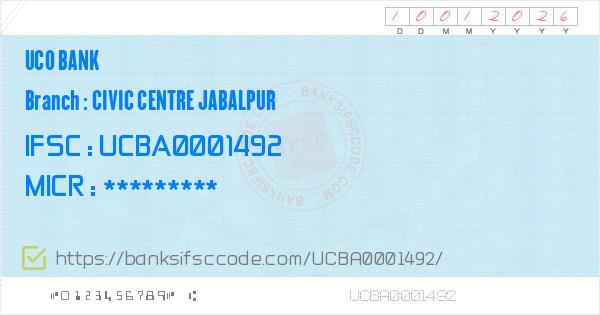 Uco Bank Civic Centre Jabalpur Branch IFSC Code - Jabalpur. Contact ...