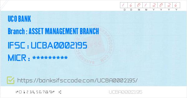 Uco Bank Asset Management Branch Branch IFSC Code - Kolkata. Contact ...