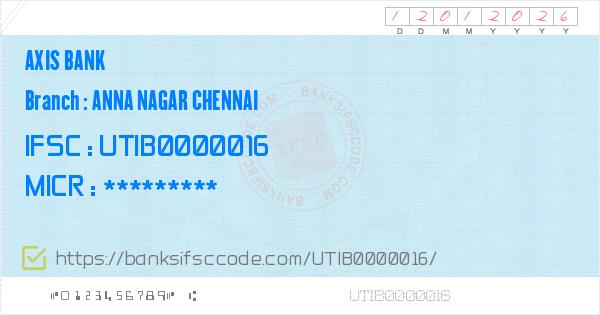 Axis Bank Anna Nagar Chennai Branch IFSC Code - Chennai. Contact Phone ...