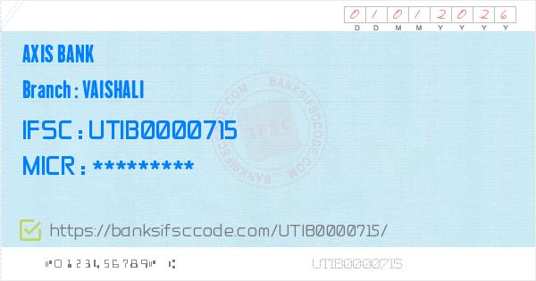 Axis Bank Vaishali Branch IFSC Code - Ghaziabad. Contact Phone Number ...