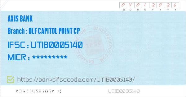 Axis Bank Dlf Capitol Point Cp Branch IFSC Code - Delhi. Contact Phone ...